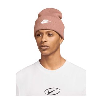 Nike Futura Peak M&uuml;tze f&uuml;r Herren/Damen Unisex (Ros&eacute;gold/Wei&szlig;)