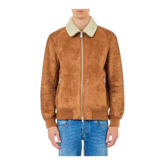 Liu Jo Homme, Vestes, Brun, Taille: XL Veste Homme &agrave; col teddy