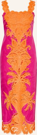Farm Rio Farm Rio Leinenkleid Mit Lochspitze pink