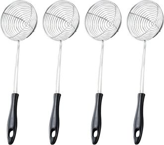 TOPBATHY 4st&uuml;cke Teiliges -siebe F&uuml;r Fondue Und Kochen Multifunktionale K&uuml;chensiebe F&uuml;r Nudeln Und Sp&uuml;lmaschinenfest Und Leicht Zu Reinigen