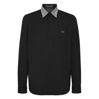 Philipp Plein Sugar Daddy Shirt - - Shirts - Herren - Schwarzk - 4XL