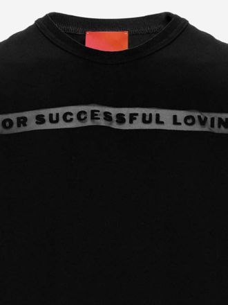 Diesel Womens Top Stretch Cotton-Blend With Transparent Band Black Tops
