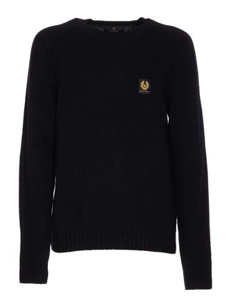 Belstaff Pull Col Rond - Noir