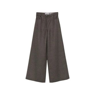 Max Mara MXS Gennaio Pantalon - Femme - Pantalons - Gris - Taille: 38 FR