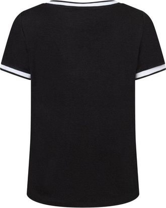 More & More T-Shirt Blusenshirt mit Kontrastabschl&uuml;ssen