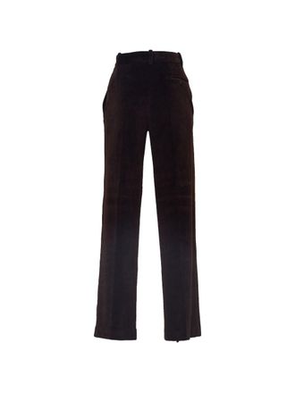 Circolo 1901 Velvet Cotton Trousers - Brown