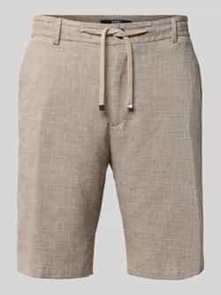 Joop Slim Fit Bermudas mit Kordelzug und Ges&auml;&szlig;taschen