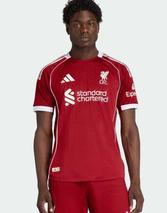 adidas adidas Performance - Liverpool FC 2025/2026 - Maillot Authentic domicile - Rouge fraise