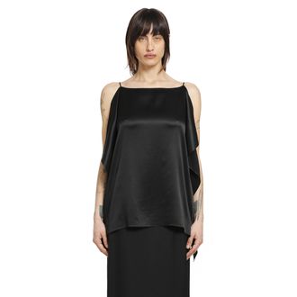 The Row Koray Silk Satin Top