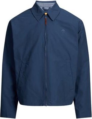 Timberland Veste ample &agrave; col classique en coton m&eacute;lang&eacute;