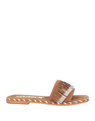 Colors Of California MONOBAND SANDAL WITH FRINGES