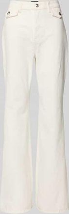 Rotate Flared Fit Jeans mit Pattentaschen