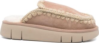 Mou Bounce Mules - Nude