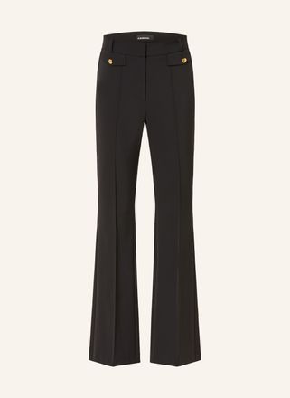 Cambio Cambio Bootcut-Hose Fleur schwarz
