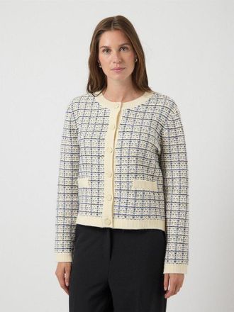 Y.A.S Strickjacke YASLIVIA LS SHORT KNIT CARDIGAN S. NOOS