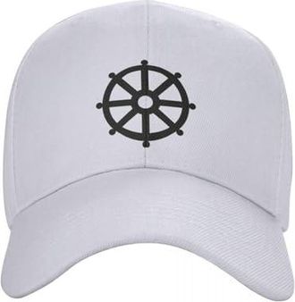 Generic Casquette de baseball personnalis&eacute;e avec symbole celtique roue de Taranis Celtes pour homme et femme Casquette de camionneur r&eacute;glable Cadeau de sport