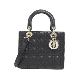 Dior Pre-owned Cuir sacs-dior - Femme - Pre-owned - Noir - Taille: ONE Size