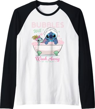 Disney Stitch Bubbles Will Wash Away My Troubles Bubble Bath Raglan