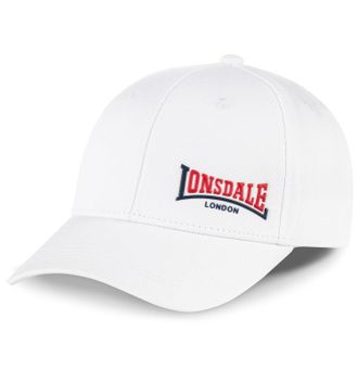 Lonsdale Kappe ENVILLE White/Dark Navy/Dark Red one Size 114963