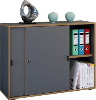 VCM Büroschrank Schiebetüren Salia 2fach 100
