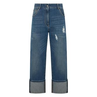 Fabiana Filippi Femme, Jeans, Bleu, Taille: 38 FR Jeans droits