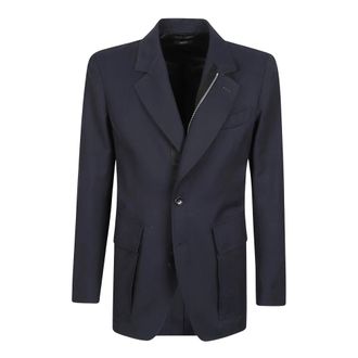 Tom Ford High Density Twill Sartorial Zip Blazer - - Jackets - Herren - Blau - L