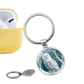 Generic Porte-cl&eacute;s | Porte-cl&eacute;s en forme doiseau | Porte-cl&eacute;s d&eacute;coratif pour sac &agrave; dos portable pour portefeuille, sac &agrave; dos, sac d&eacute;cole, Argent&eacute;