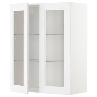 IKEA METOD Wandschrank mit B&ouml;den/2 Glast&uuml;ren