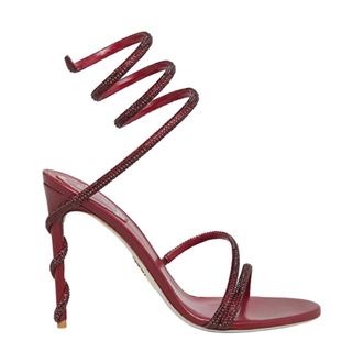Rene Caovilla Femme, Chaussures, Rouge, Taille: 39 1/2 EU Floraine Sandal