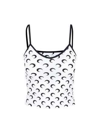 Marine Serre Printed Tank Top Moon