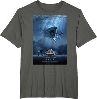 Jurassic Park Stitch T-Rex Fossil Big Logo T-Shirt