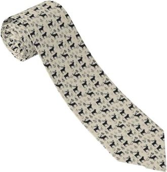 Generic Cravate Pour Hommes Silhouette De Wapiti Imprim&eacute;e &Eacute;l&eacute;gant Cravates Fine Cravate DAffaires Pour &Eacute;v&eacute;nements F&ecirc;te Affaires