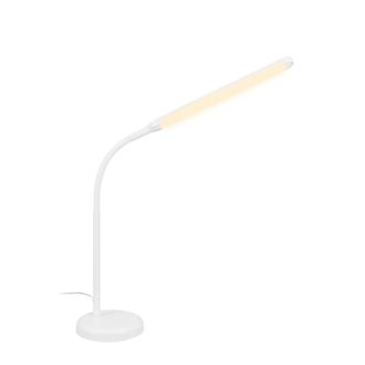 Briloner LED Nachttischlampe Touch Dimmbar, Schreibtischlampe LED, Tischlampe, Leselampe f&uuml;r Home Office, 4 Stufig Dimmbar, Wei&szlig;