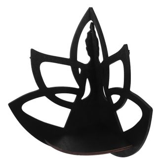 BESPORTBLE SEWACC Holz eckregal Schwebend Lotusform Stabiles Wandregal aus Nat&uuml;rlichem Holz Tragf&auml;higes Einfach zu Installierendes Dekoratives Eckregal f&uuml;r Wohnz