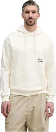 Karl Lagerfeld Silhouette Print Hoodie - - Sweatshirts & Hoodies - Herren - Beige - L