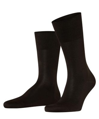 Falke Herren Socken Tiago M So nachhaltige Fil DEcosse Baumwolle einfarbig 1 Paar, Braun Brown 5930, 43-44