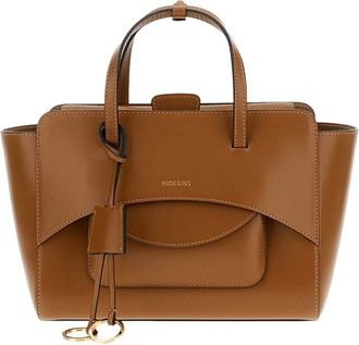 Hidesins Femme, Sacs, Brun, Taille: ONE Size Flap M Leather Tote