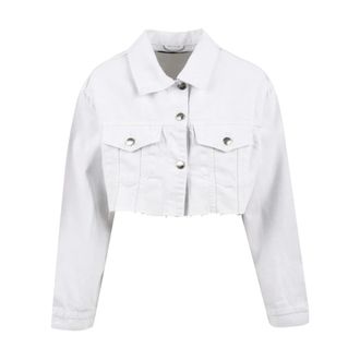 Hinnominate Cropped Jeansjacke - - Jackets - Damen - Wei&szlig; - S