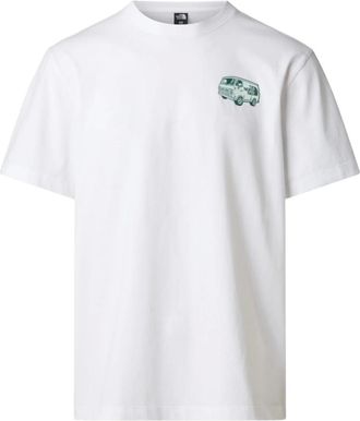 The North Face Homme, Sport, Blanc, Taille: S T-shirt d&eacute;contract&eacute; avec imprim&eacute; Van Life