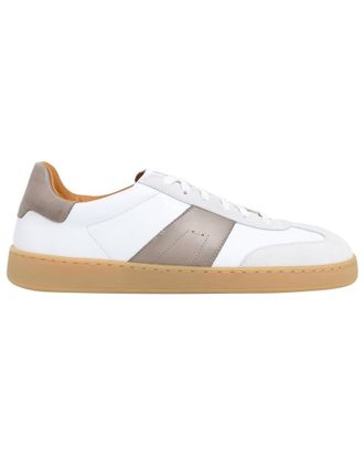 Magnanni Handgefertigte Low Top Ledersneaker in dezenter Used-Optik in