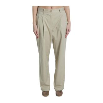 Frankie Shop Pantalon Tailleur Large - Femme - Pantalons - Beige - Taille: 38 FR