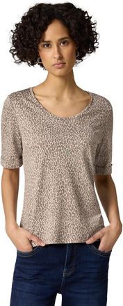Street One Leo T-Shirt Light Terra Mocha 36