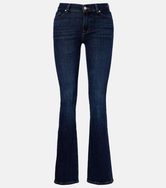 7 For All Mankind Jean bootcut à taille basse