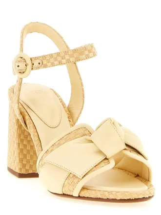 Alexandre Birman Womens Bicolor Cowhide Platform Sandals