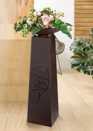 Gilde Schalenständer Gemeinsamer Weg Metall braun 67628