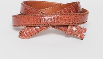 Reptiles House Annalise - STRAUSSENLEDER GÜRTEL - Hummer