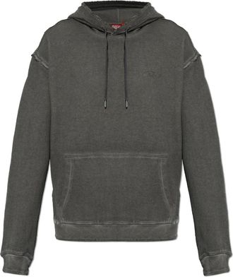 Diesel Homme, Sweatshirts et sweats &agrave; capuche, Brun, Taille: 3XL S-Quinn-Hood SweaT-shirt