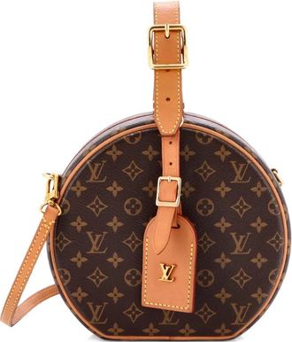 Louis Vuitton Petite Boite Chapeau Bag Monogram Canvas crossbody bag - Marron