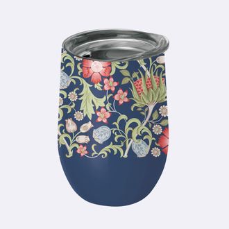 chic.mic Thermobecher - Trinkbecher bioloco office 420 ml Edelstahl (virginia inspired by william morris)