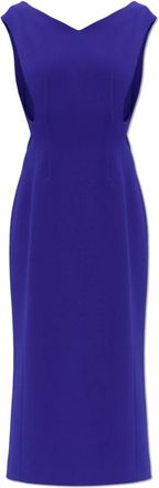 Jil Sander Femme, Robes, Bleu, Taille: 40 FR Waist Dart Midi Dress